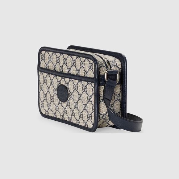 Gucci | Bags | Gucci Tan Mini Bag Interlocking Bag Blue G | Poshmark